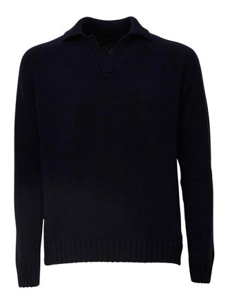 Zanone Pull Col Rond - Bleu