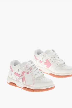 Off-white Leather OUT OF OFFICE Mid-top Sneakers size 37