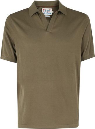MC2 Saint Barth Homme, Tops, Vert, Taille: M Sloan Cotton Polo