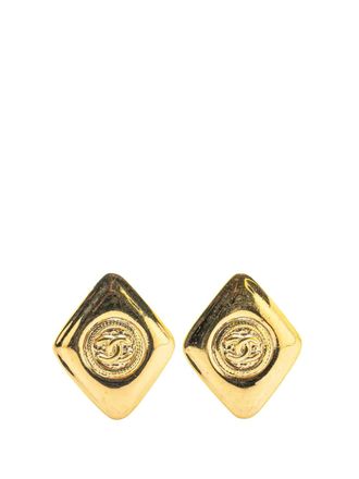 Chanel boucles doreilles &agrave; fermoir clip (1970-1980)