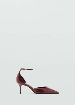 Mango Chaussures talon kitten boucle marron - Femme - 35 - MANGO