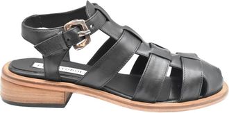 Ernesto Dolani Femme, Chaussures, Noir, Taille: 38 EU Chiodo Flat Chaussures