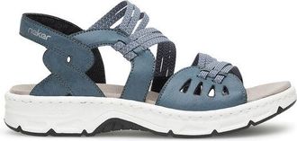 Rieker Sandalen V9871-14 Blau