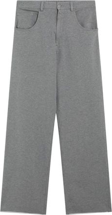 Maison Margiela Femme, Pantalons, Gris, Taille: 38 FR Pantalon large en coton