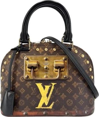 Louis Vuitton Sac &agrave; main vintage Louis Vuitton doccasion - Femme - Pre-owned - Brun - Taille: ONE Size