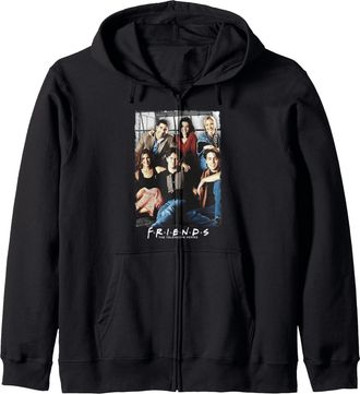 Garfield Friends TV Show Cast Foto Vintage 90er Jahre Fan Retro Geek Sitcom Kapuzenjacke