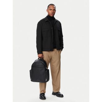 Tommy Hilfiger Rucksack Tommy Hilfiger Th Business Leather Backpack AM0AM14684 Schwarz