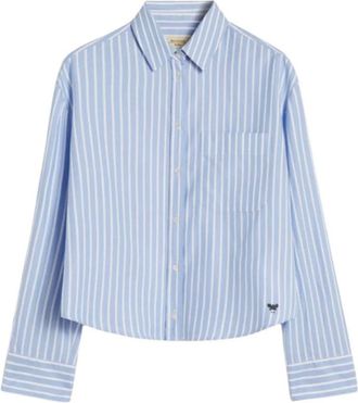 Max Mara Femme, Blouses et Chemises, Bleu, Taille: 38 FR Wkdcartone Shirt