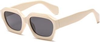 Generic Lunettes De Soleil &Agrave; Monture Fine For Hommes Et Femmes, For Les Vacances, Le Sport Activit&eacute;s Plein Air(Beige)