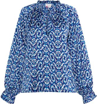 Izia Bluse Damen Blau Mehrfarbig