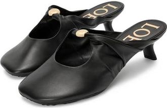 Loewe Weiches Kieselmaultier in Nappa -Lammleder - Schwarz