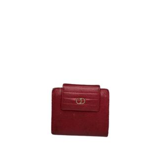 Dior Portefeuille Vintage Pr&eacute;-poss&eacute;d&eacute; - Femme - Pre-owned - Rouge - Taille: ONE Size