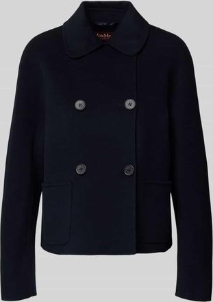 Max Mara Boxy Fit Wolljacke mit Seide- und Kaschmir-Anteil Modell MSTEDEN