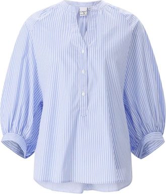 Emily van den Bergh Femme, Blouses et Chemises, Bleu, Taille: 38/40 FR Blouses