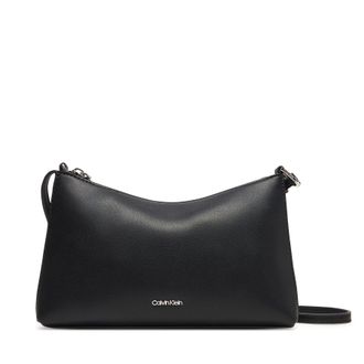 Calvin Klein Handtasche Calvin Klein Ck Must Conv Logo Jqd Strap Xbod LV04F3095G Schwarz