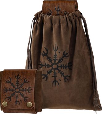 Generic Renaissance-G&uuml;rteltasche, Vintage-G&uuml;rteltasche, Seitentasche f&uuml;r Festival, Konzert, Wandern, Reisen, Outdoor, Camping, Abenteuer, Spazierengehen, Refe