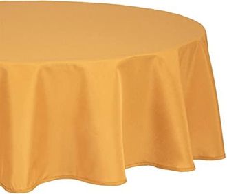 Atmosphera Atmosphera - Nappe Anti-Tache - Jaune Ocre - D180 cm