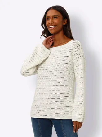 Heine Strickpullover Ajourpullover