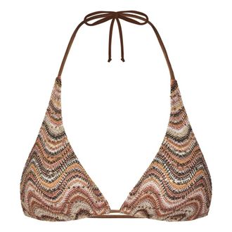 MC2 Saint Barth Guiana Vollst&auml;ndig Verstellbares Triangel-Bikini-Oberteil - - Swimwear - Damen - Braun - L