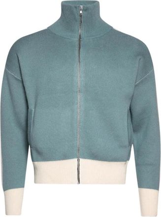 Rhude Homme, Pulls, Vert, Taille: XL RB Knit Track Jacket