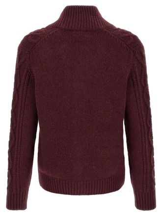 Brunello Cucinelli Piuma Cardigan - Burgundy
