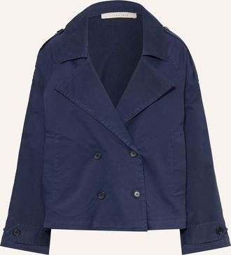 Lilienfels Lilienfels Trench-Jacke blau