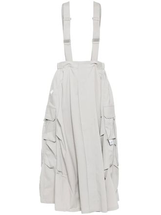 Musium Div. jupe à poches cargo - Gris