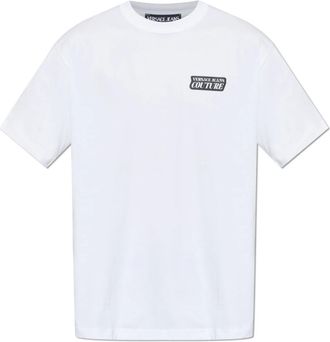 Versace Jeans Couture Homme, Tops, Blanc, Taille: 2XL T-Shirt Blanc Logo