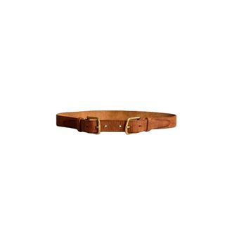 R13 Femme, Accessoires, Brun, Taille: 40/42 FR Double Buckle Belt