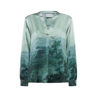 Pierre-Louis Mascia Adastrgum Langarmshirt - - Blouses & Shirts - Damen - Gr&uuml;n - S