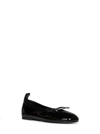 Alohas Womens Ballet Flats Rosalind Patent Leather Black Ballerina Shoes