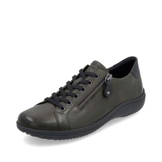 Remonte Damen Low-Top Sneaker D0700, Frauen Halbschuhe,lose Einlage,wasserabweisend,remonteTEX,Freizeit,sportlich,stra&szlig;enschuhe,gr&uuml;n Kombi (53),41 EU