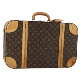 Louis Vuitton Sac week-end en toile Pre-owned - Femme - Pre-owned - Brun - Taille: ONE Size
