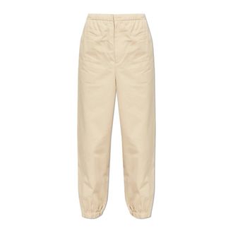 Jil Sander Homme, Pantalons, Beige, Taille: L Pantalon avec Chevilles &Eacute;lastiqu&eacute;es
