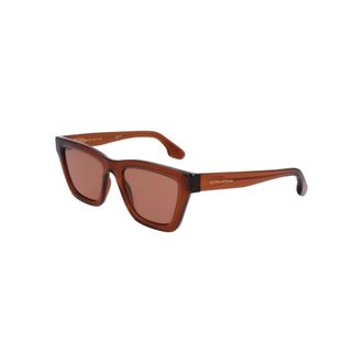 Victoria Beckham Femme, Accessoires, Brun, Taille: ONE Size Lunettes de soleil &agrave; monture inject&eacute;e