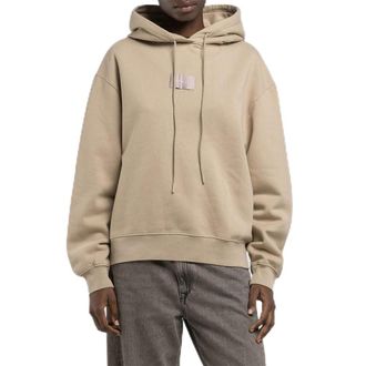 Replay Damen Hoodie mit Kapuze, Grau (Light Taupe 803), XXS