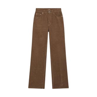 Saint Laurent Damen, Hosen, Braun, W28Gr&ouml;&szlig;e