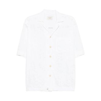 Tintoria Mattei Homme, Chemises, Blanc, Taille: XL Short Sleeve Shirt