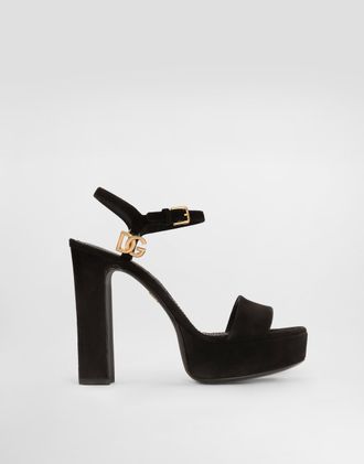 Dolce & Gabbana Sandalo Plt - Frau Sandalen Und Wedges Schwarz 37.5