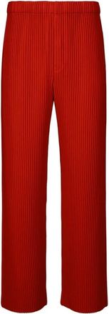 Issey Miyake Homme, Pantalons, Rouge, Taille: L Pantalone