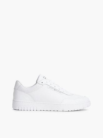 Tommy Hilfiger Baskets de basketball multitextures en cuir