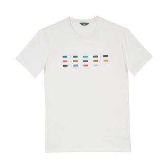 Paul Smith Lee Label Wei&szlig;e Baumwoll-T-Shirt - - Tops - Herren - Wei&szlig; - 2XL