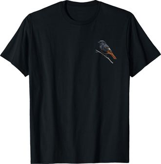 jz.birds Hausrotschwanz Gartenvogel Singvogel Biologe Natur Vogel T-Shirt