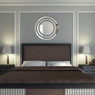 FlexiStyle Dekorativer Spiegel IMAGINE a 50cm, modernes Design Dekoration, 3mm Acryl-Spiegel aus der EU, Wohnzimmer, Schlafzimmer, Flur, unzerbrechlich, DIY-Heim