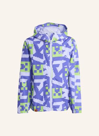 ADIDAS TERREX Adidas Terrex Adidas Minecraft Terrex 2 Layer Climaproof Regenjacke lila
