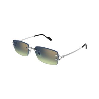 Cartier Decor C Sonnenbrille - - Accessories - unisex - Grau - 56 MM