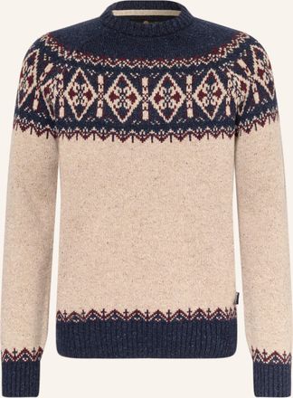 Barbour Pullover Tisbury Crew blau