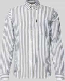 PME Legend Regular Fit Freizeithemd mit Leinen-Anteil