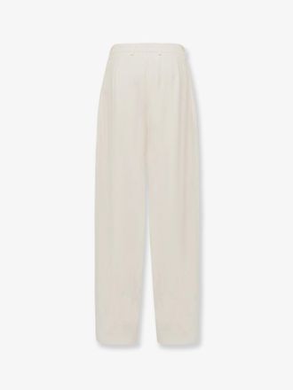 Laneus Womens Trousers White Viscose