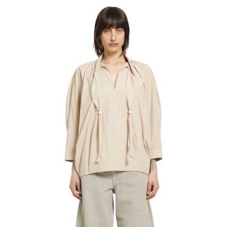 Christophe Lemaire Cotton Blouse whit Scarf